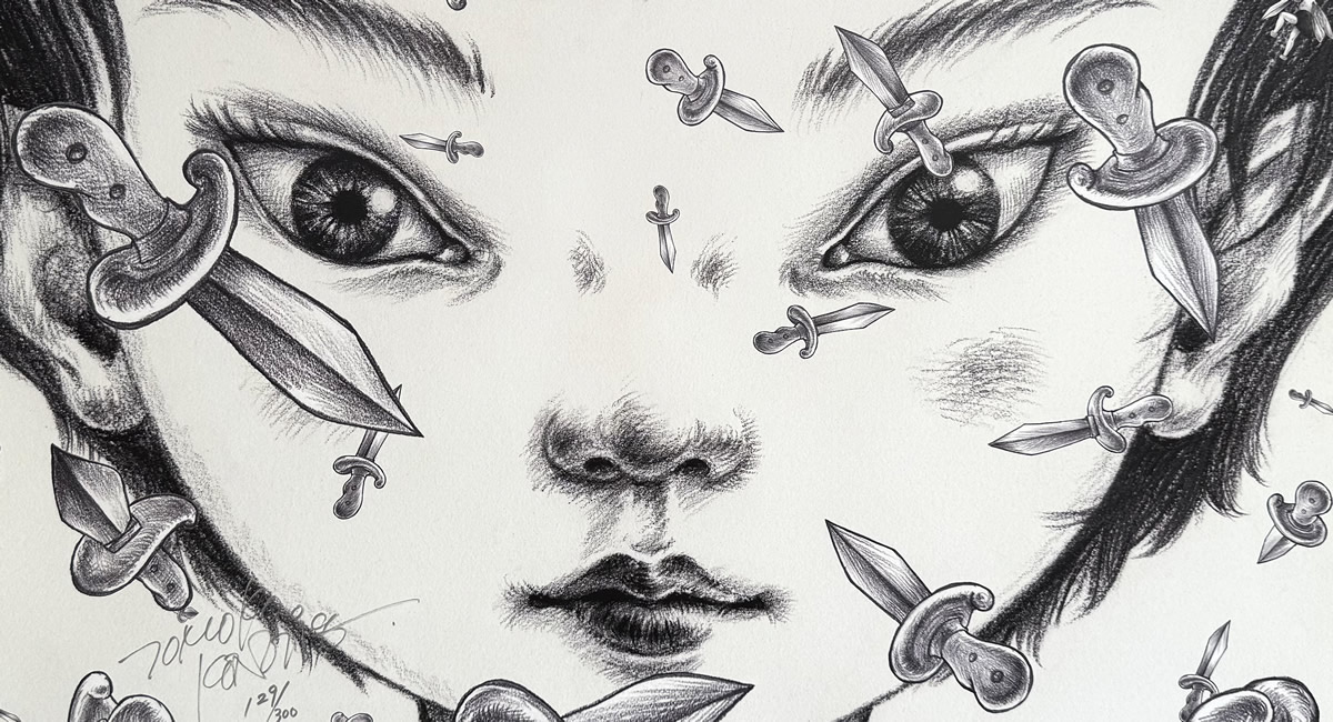 鴻池朋子 「mimio-Odyssey- 2005」ミミオ—オデッセイ/絵画販売